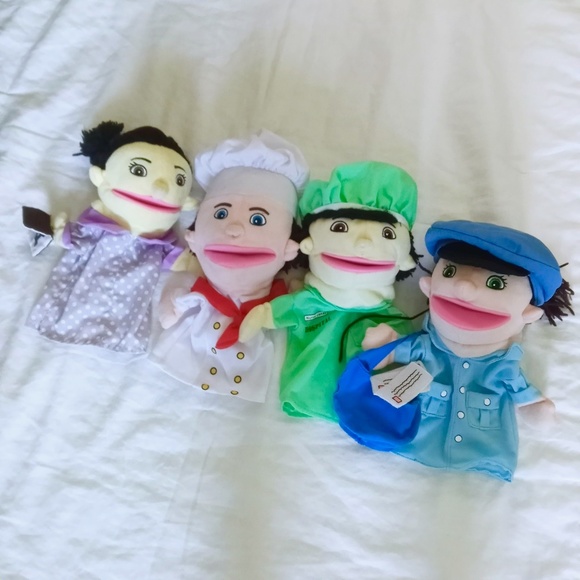 Lakeshore | Toys | Lakeshore Community Helper Puppets 4 Set Teacher ...